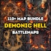110+ Demonic Hell Maps Bundle, Dungeons and Dragons, Dnd Battlemaps ...