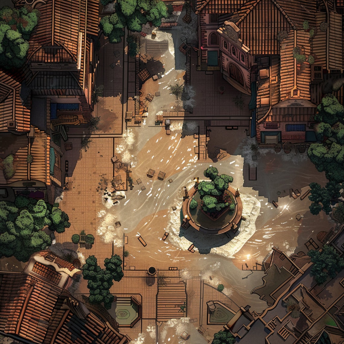 110 Modern World RPG Maps Bundle, Dungeons and Dragons, RPG, Iso, High ...