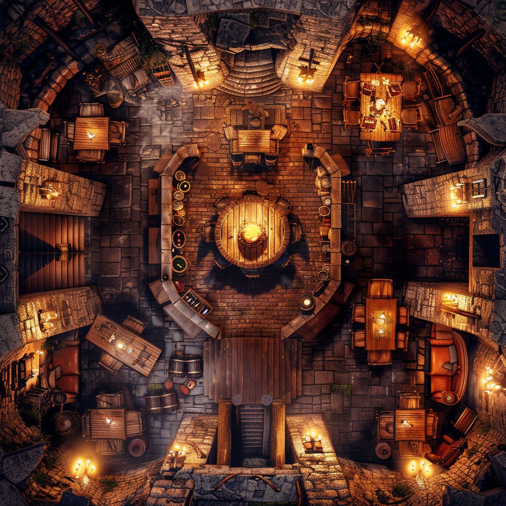 170+ Fantasy Themed RPG Maps Bundle, Dungeons and Dragons, RPG ...