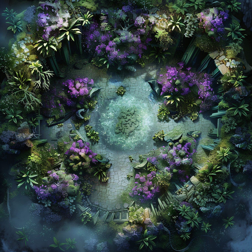 110+ Alien Planets Battle Maps Bundle, Dungeons and Dragons, RPG, Iso ...