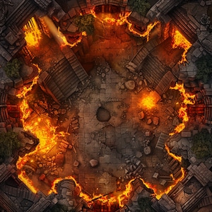110+ Demonic Hell Maps Bundle, Dungeons and Dragons, Dnd Battlemaps ...