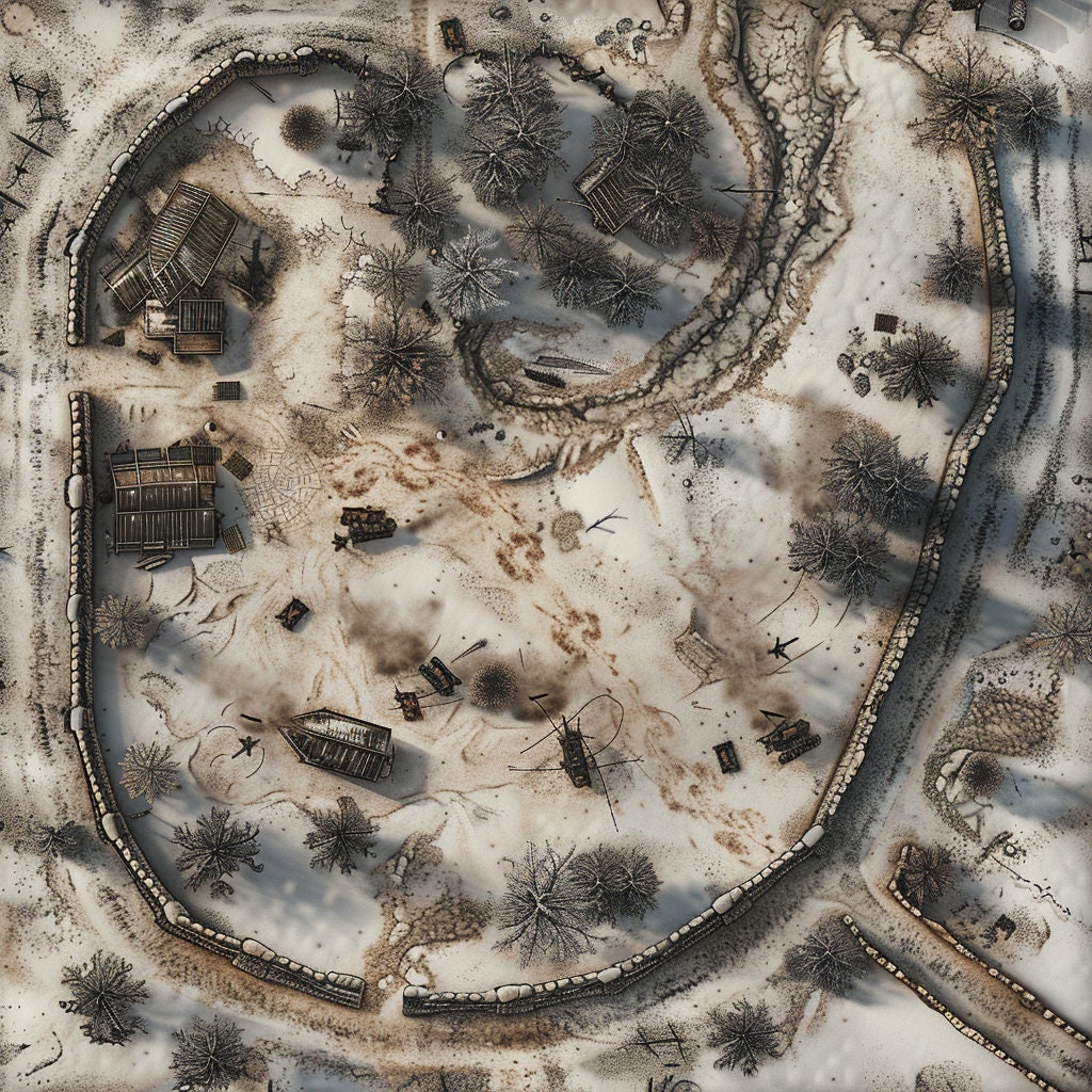 160+ World War 2 Maps Bundle, Dnd Battlemaps, Dungeons and Dragons ...