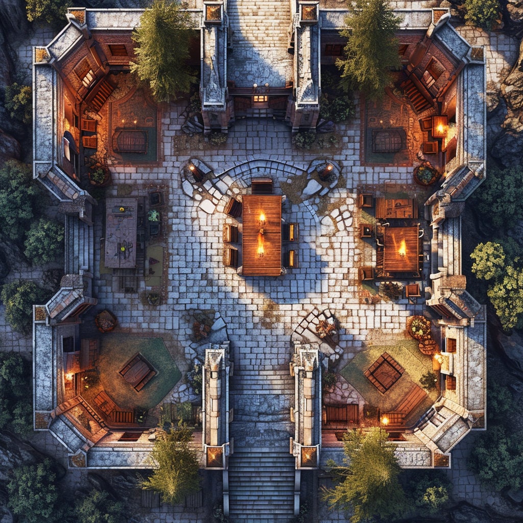 100+ Medieval RPG Maps Bundle, Dungeons and Dragons, RPG, Iso, High ...