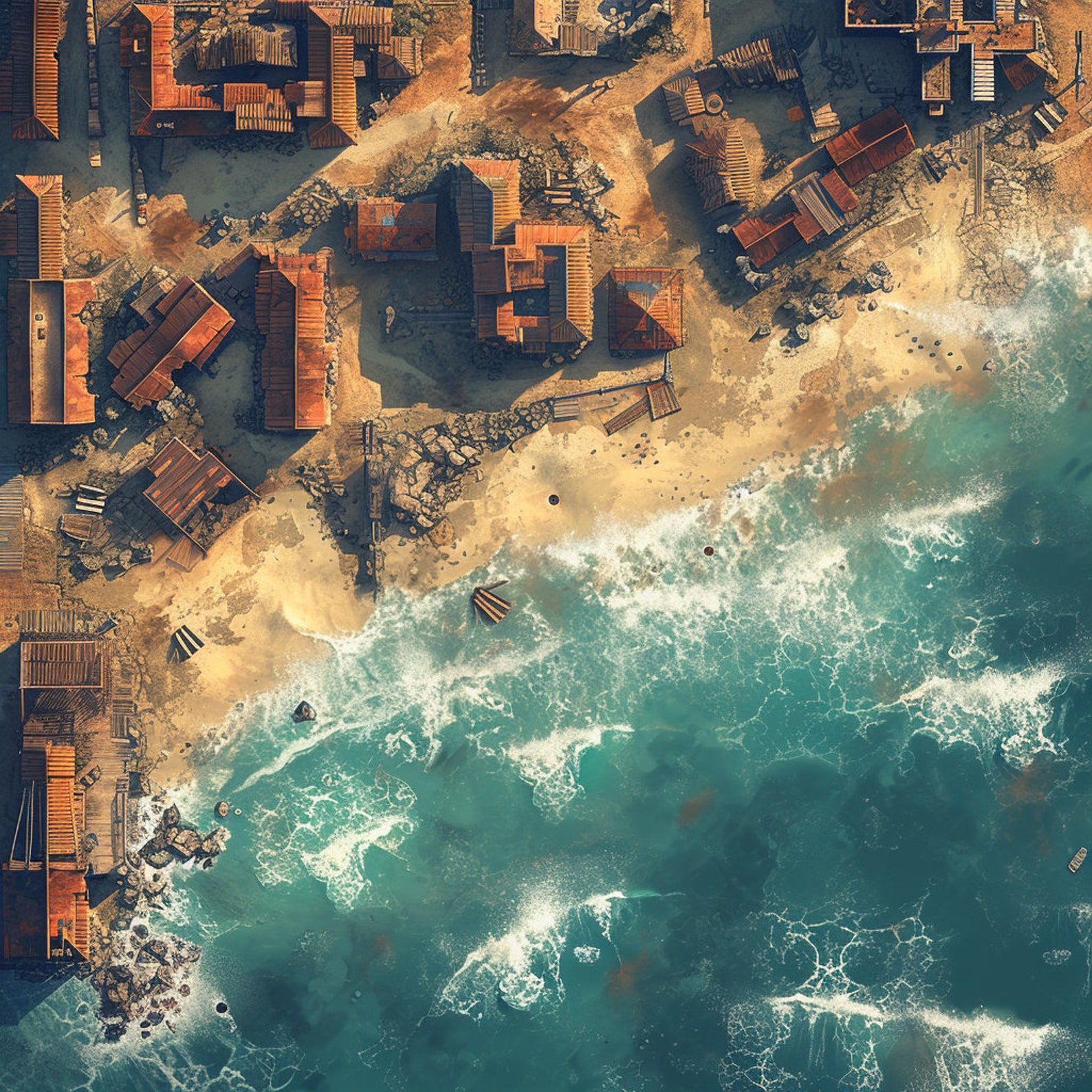 200+ Apocalyptic RPG Maps Bundle, Dungeons and Dragons, Role Playing ...