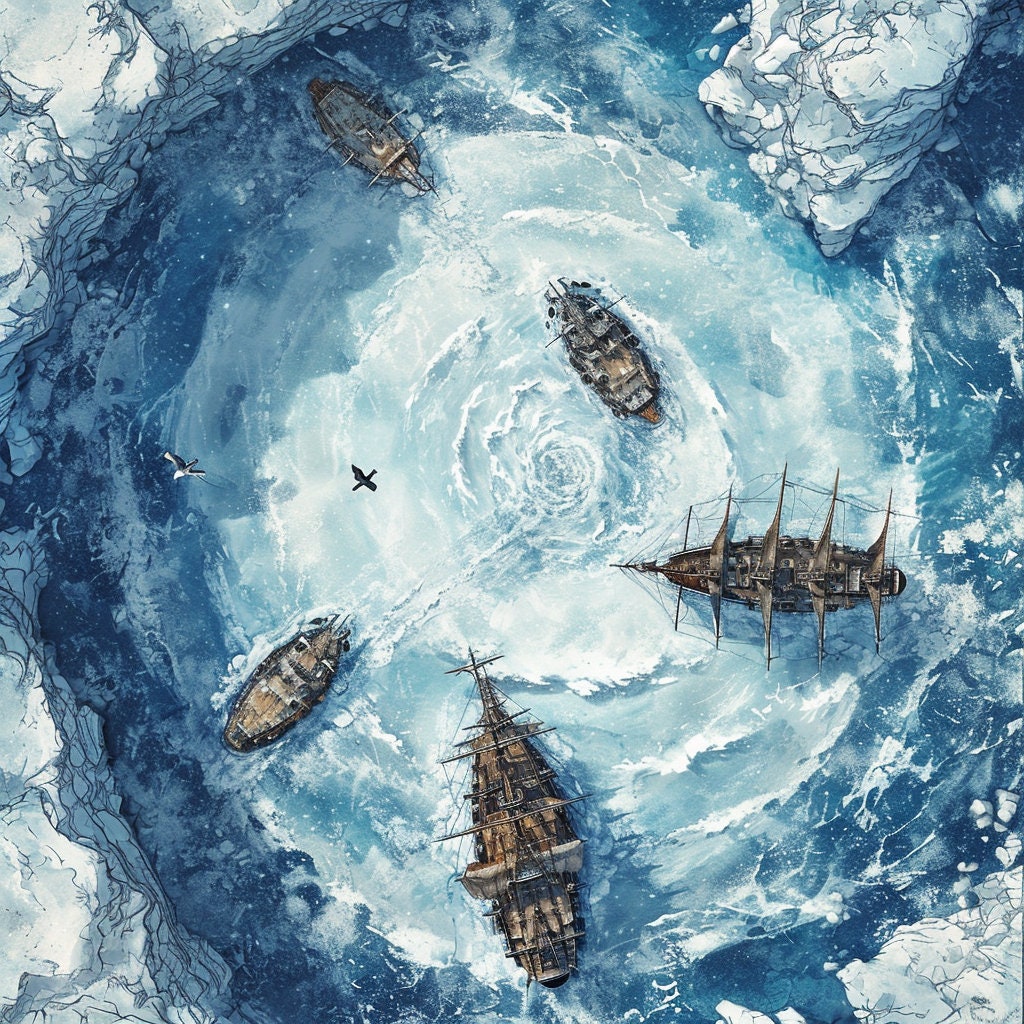 150 Ice-themed RPG Maps Bundle, Dungeons and Dragons, RPG, Iso, High ...