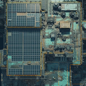 140+ Cyberpunk City RPG Maps Bundle, Dungeons and Dragons, RPG, Iso ...