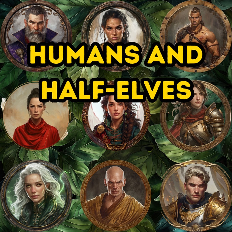 1000+ Character Dnd Token Bundle Pack, All Race Class and Gender, DND ...