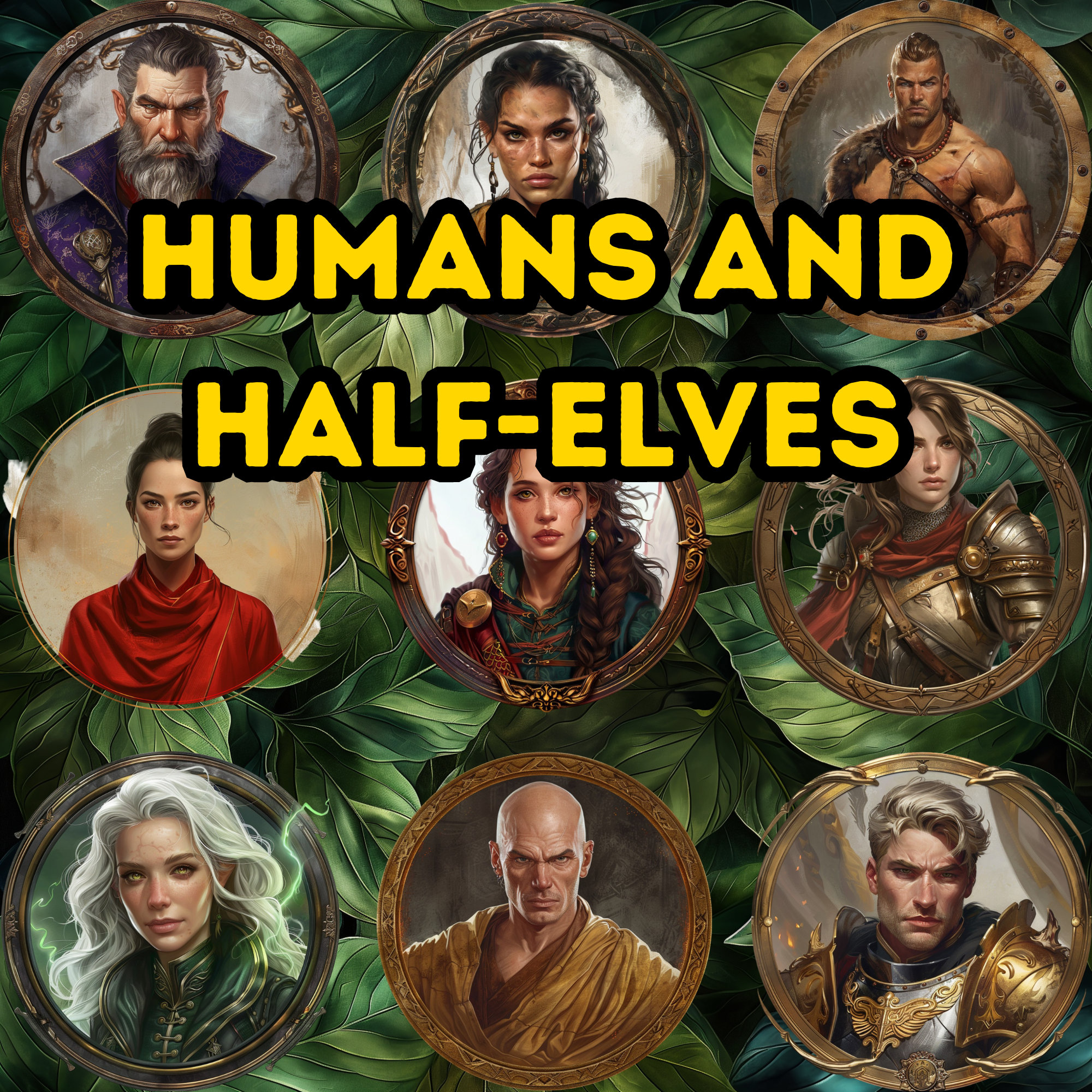 1000+ Character Dnd Token Bundle Pack, All Race Class and Gender, DND ...