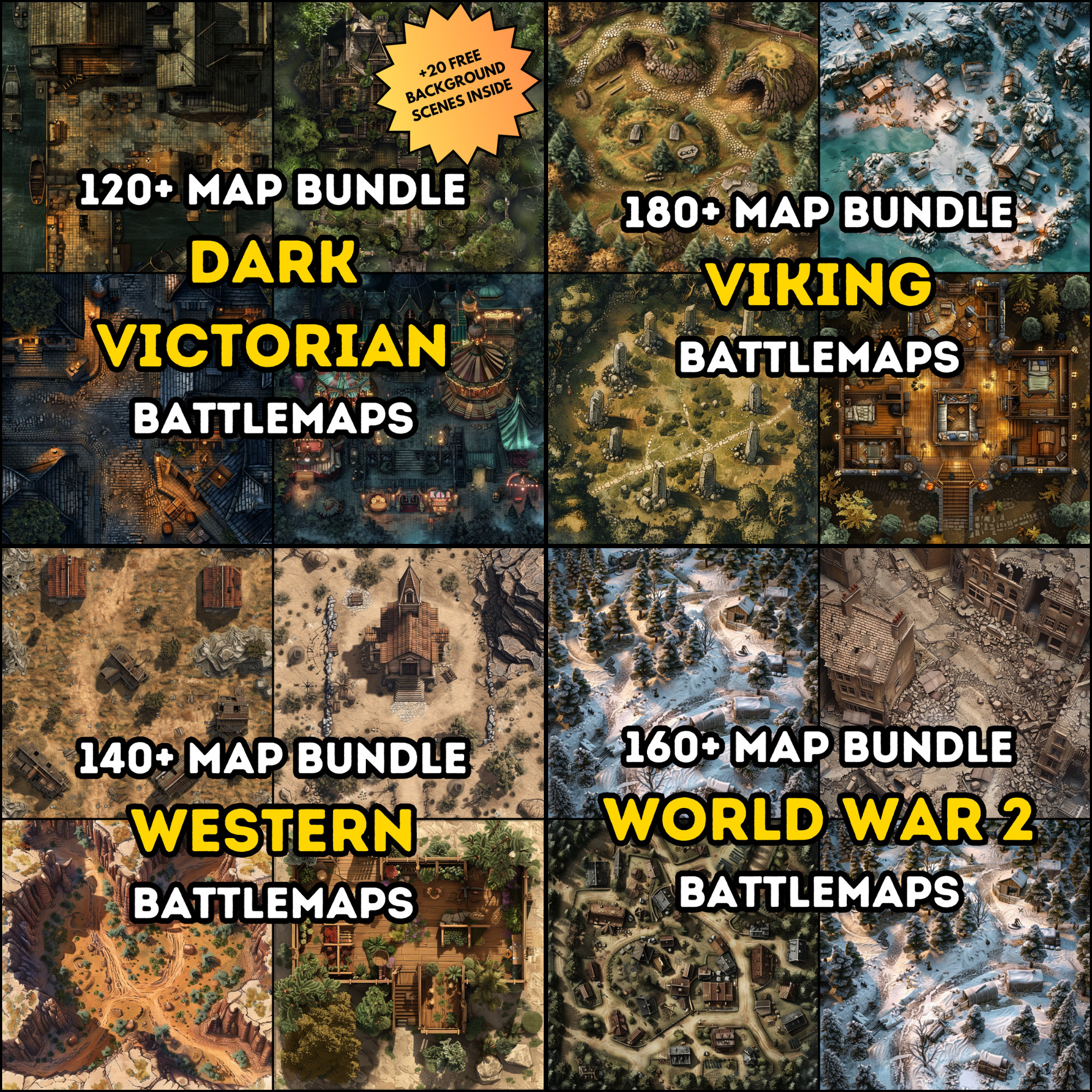 The Ultimate All Shop Battlemap Collection: 8000+ Battlemaps, Dungeons ...