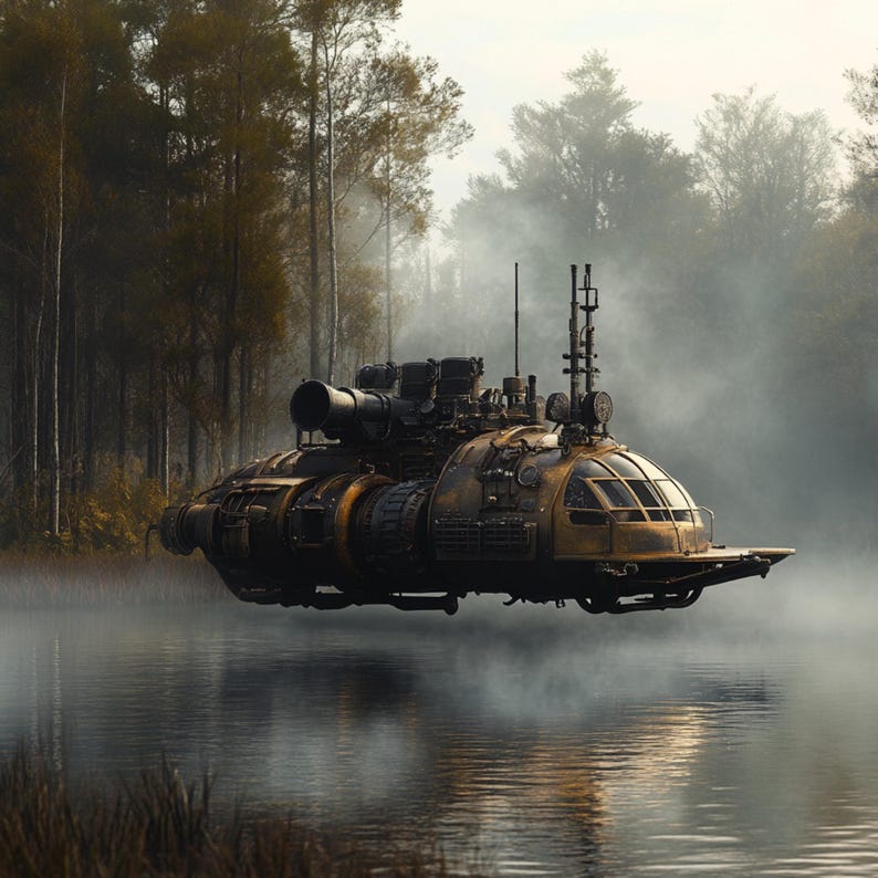 110+ Steampunk Backgrounds & Scenes Bundle, Digital Art, High Detail ...