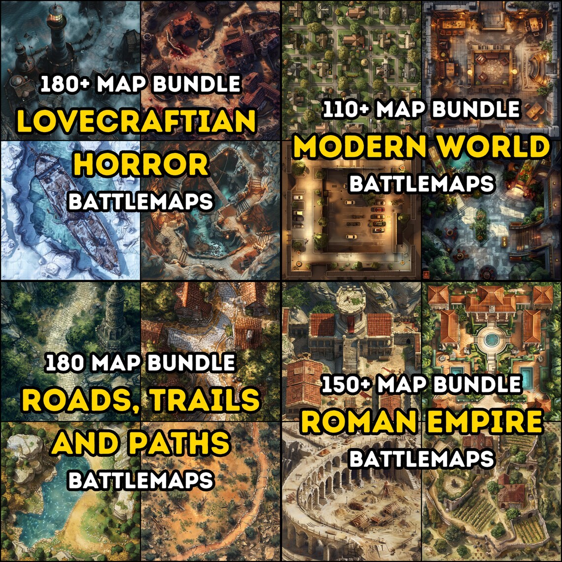 The Ultimate All Shop Battlemap Collection: 8000+ Battlemaps, Dungeons ...