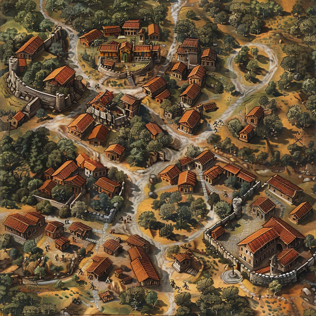 150+ Roman Empire RPG Maps Bundle, Dungeons and Dragons, RPG, Iso, High ...