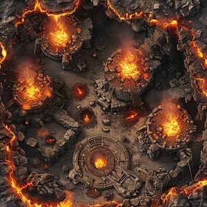 110+ Demonic Hell Maps Bundle, Dungeons and Dragons, Dnd Battlemaps ...