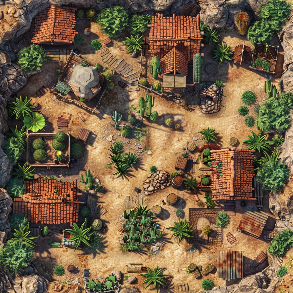 120 Farms and Villages RPG Maps Bundle, Dungeons and Dragons, RPG, Iso ...