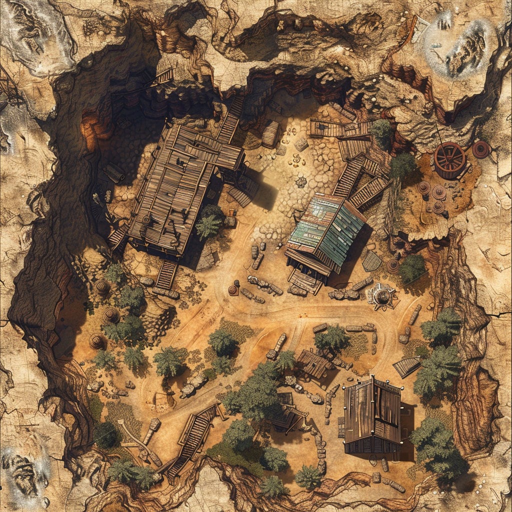 140+ Western RPG Maps Bundle, Dungeons and Dragons, Role Playing, High ...