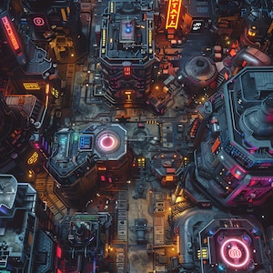 100+ Future RPG Maps Bundle, Dungeons and Dragons, Cyberpunk, Iso, High ...