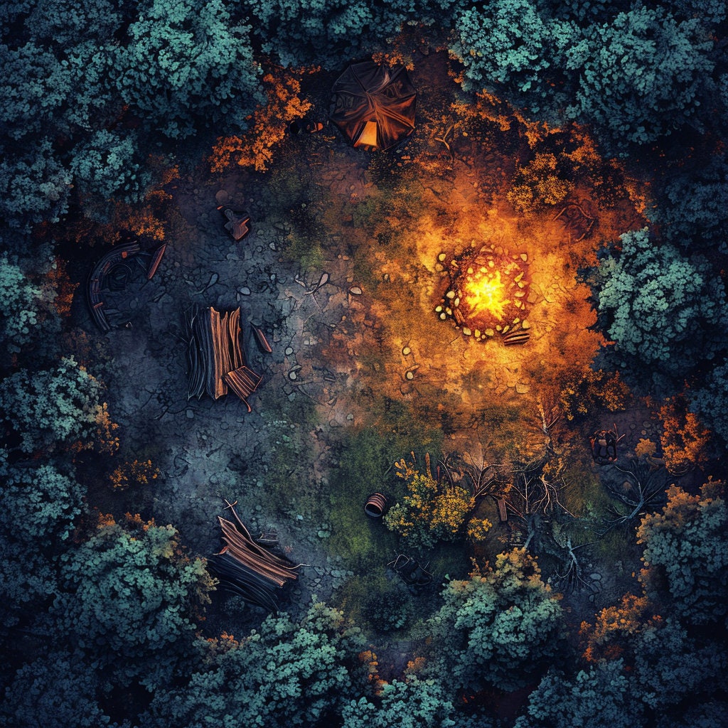 150+ Campsites and Battleground Battle Maps: Dungeons and Dragons, RPG ...