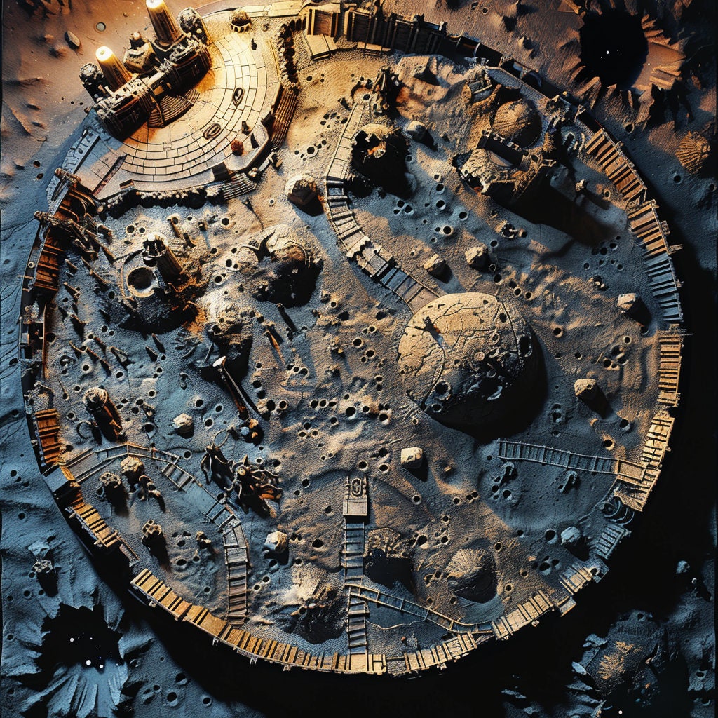 110 Alien Planets Battle Maps Bundle, Dungeons and Dragons, RPG, Iso ...