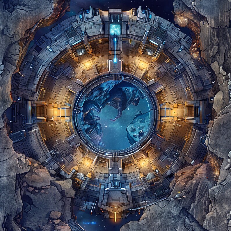 100 Future RPG Maps Bundle, Dungeons and Dragons, Cyberpunk, Iso, High ...