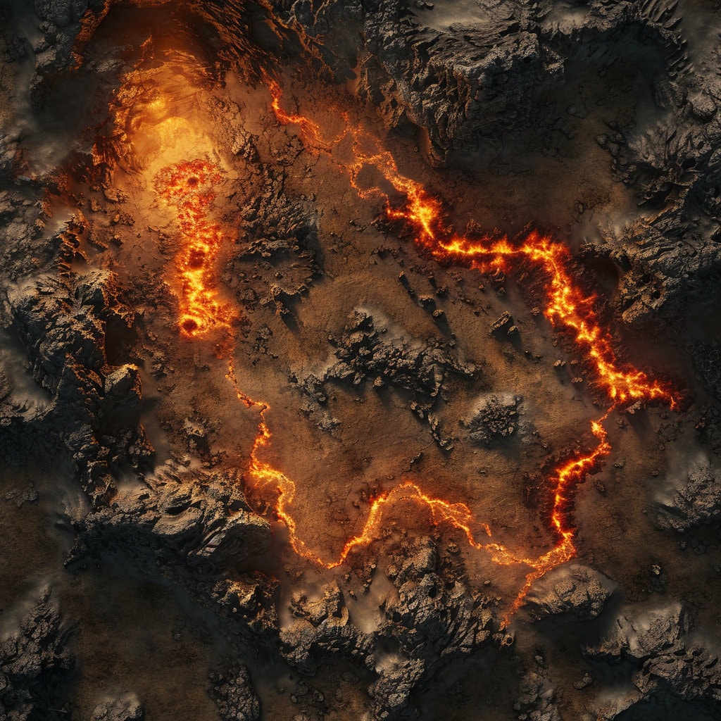 100 Fire-themed RPG Maps Bundle, Dungeons and Dragons, RPG, Iso, High ...