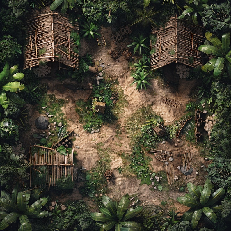 150+ Jungle Themed RPG Maps Bundle, Dungeons and Dragons, RPG, Iso ...