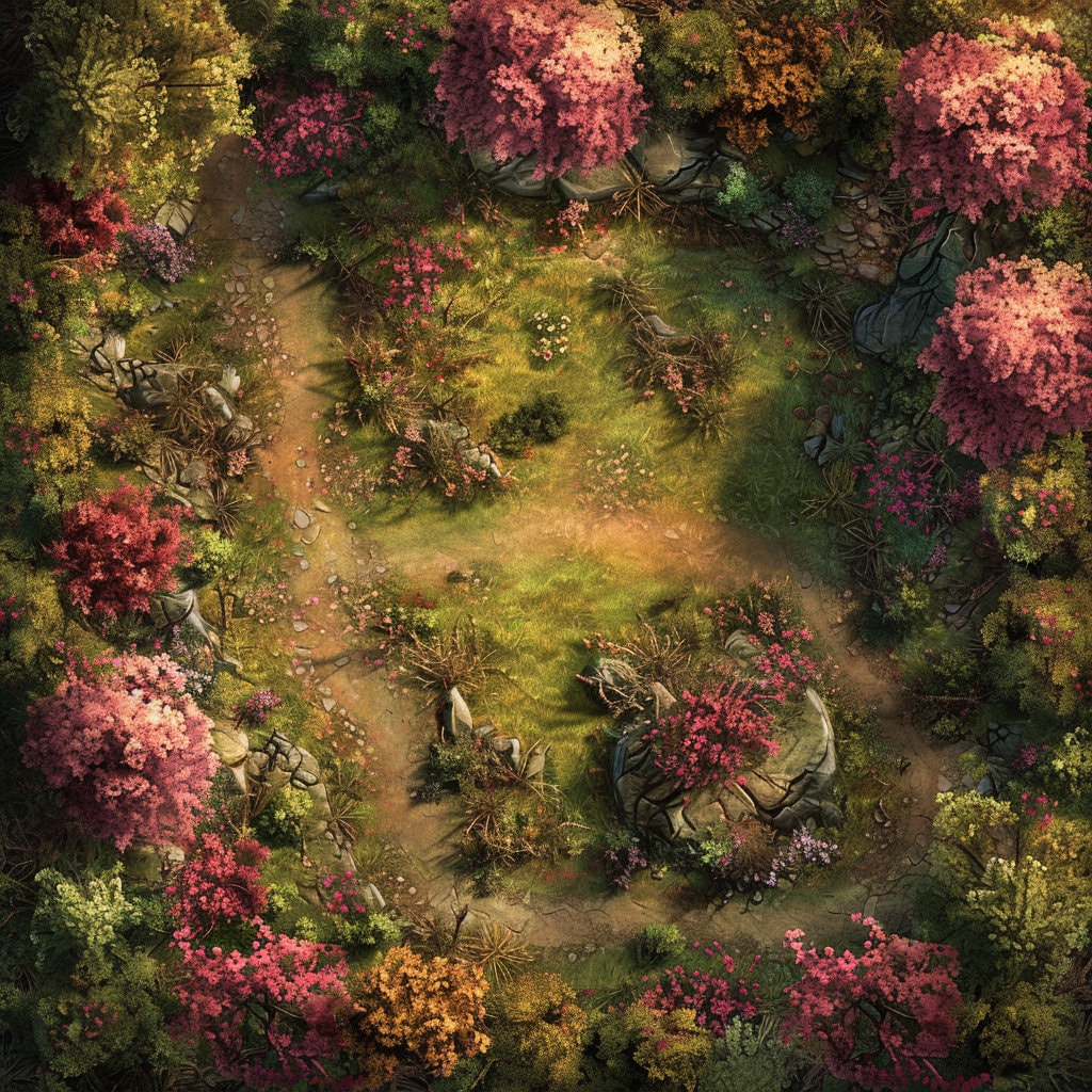 240+ Enchanted Forest RPG Battle Maps Bundle, Dungeons and Dragons, Iso ...