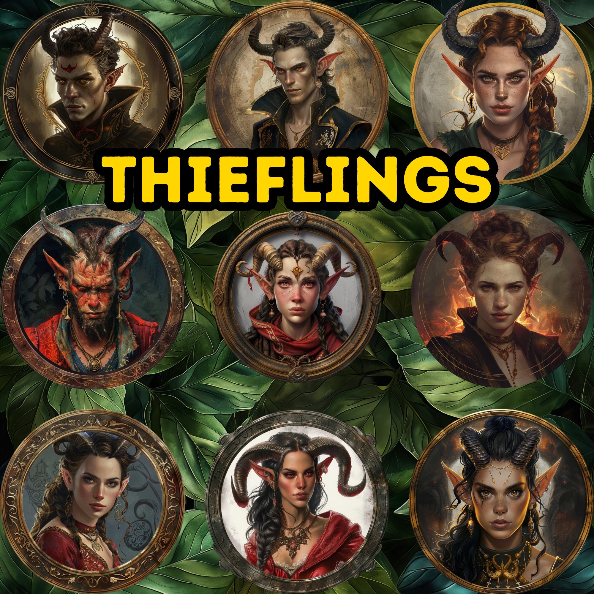 1000 Character Dnd Token Bundle Pack, All Race Class and Gender, DND ...