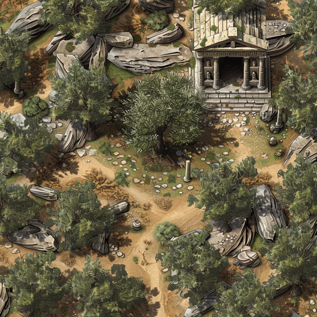160+ Ancient Greece Themed RPG Maps Bundle, Dungeons and Dragons, RPG ...