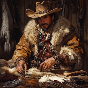 130+ Western Old American Character Design Bundle, Digital Art, Cowboys ...