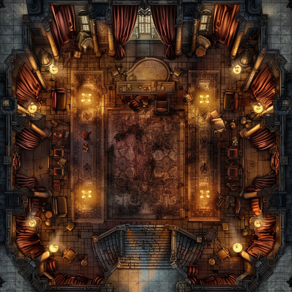 120+ Dark Victorian Battle Maps Bundle, Dungeons and Dragons, RPG, Iso ...