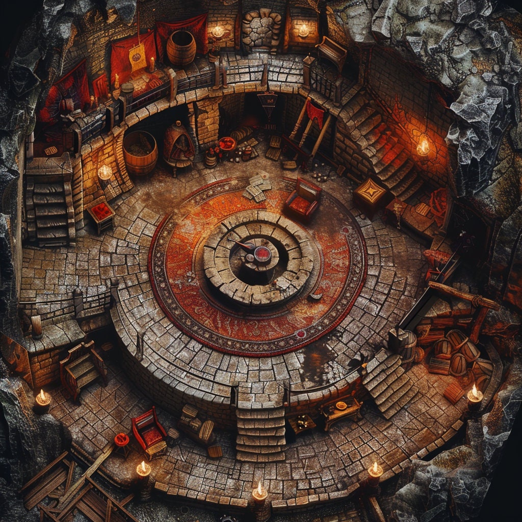 260 Creepy and Spooky RPG Maps Bundle, Dungeons and Dragons, Battlemaps ...