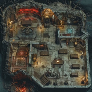 180+ Lovecraftian Horror RPG Maps Bundle, Dungeons and Dragons, Dnd ...