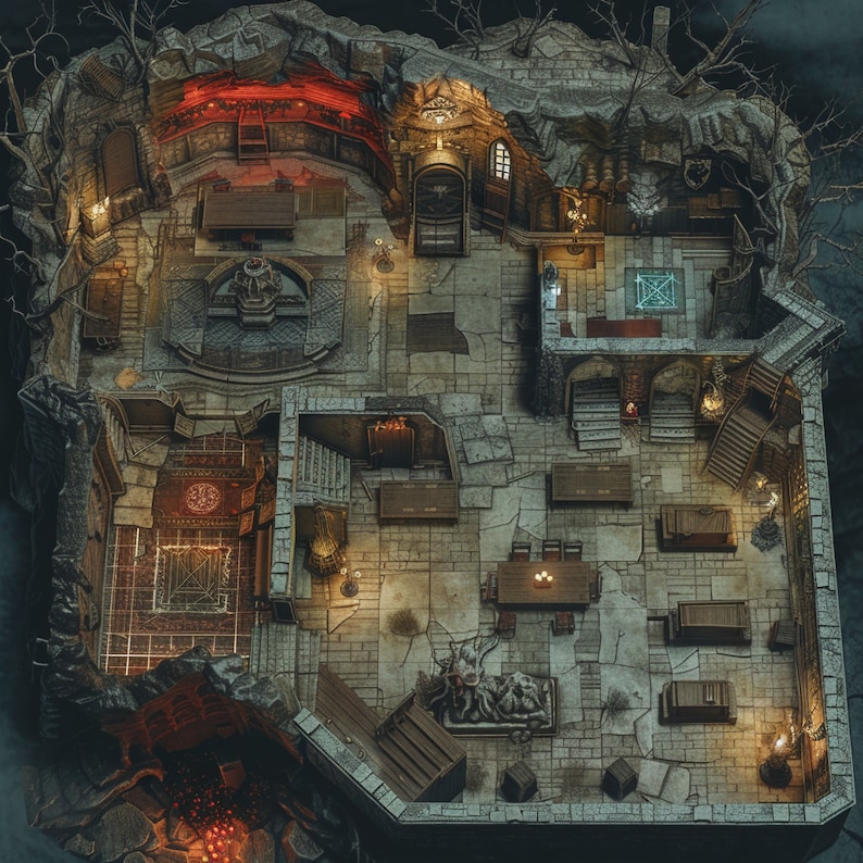 180 Lovecraftian Horror RPG Maps Bundle, Dungeons and Dragons, Dnd ...