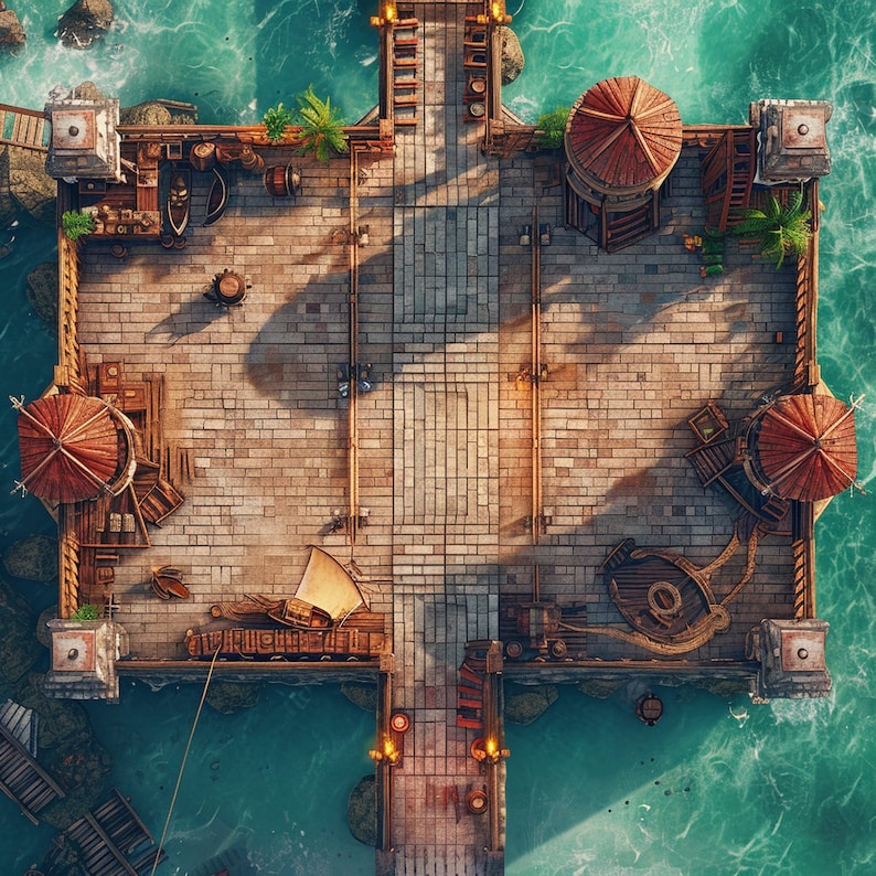 120 Pirate RPG Maps Bundle, Dungeons and Dragons, RPG, Iso, High Detail ...