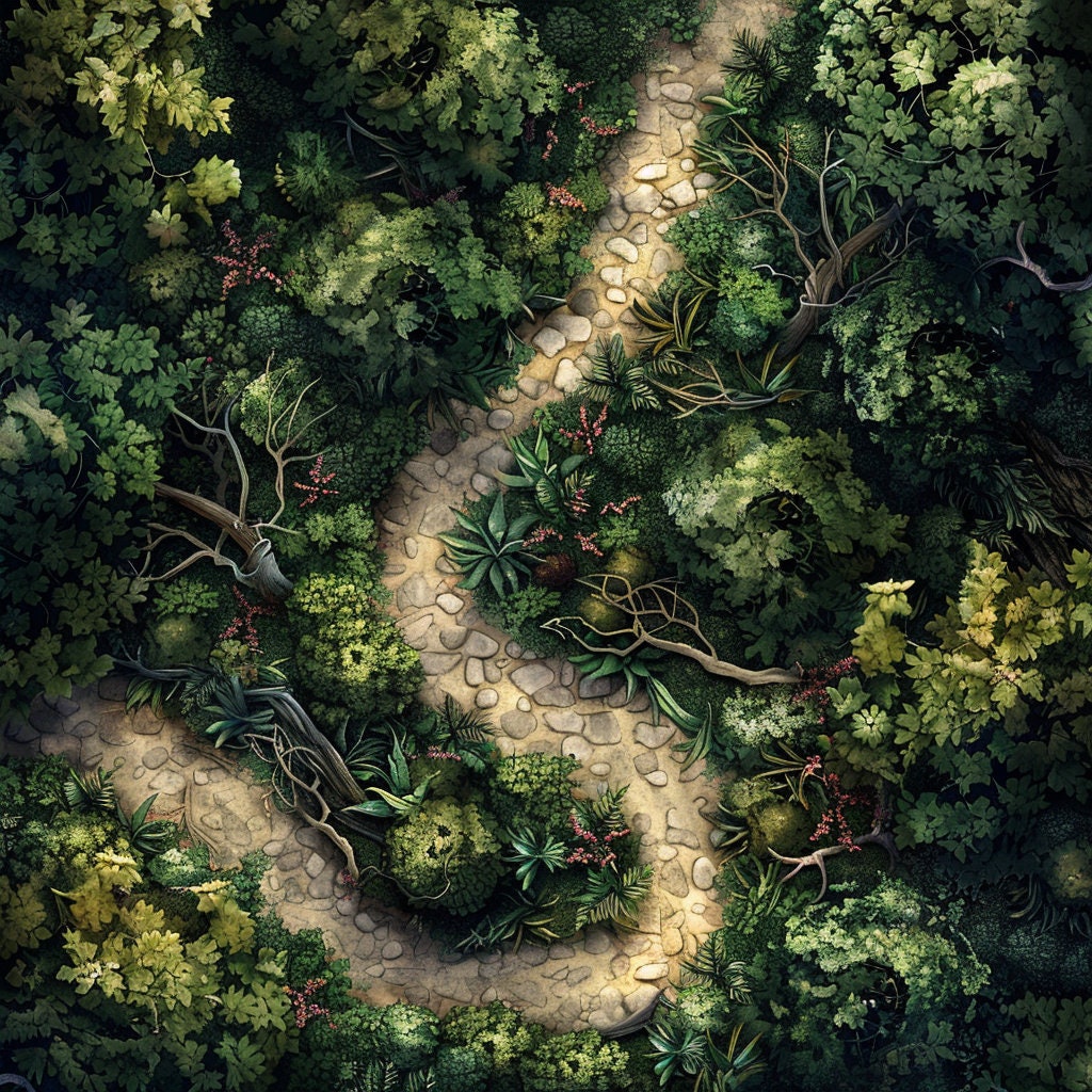 180 Roads, Trails and Paths RPG Maps Bundle, Dungeons and Dragons, Iso ...