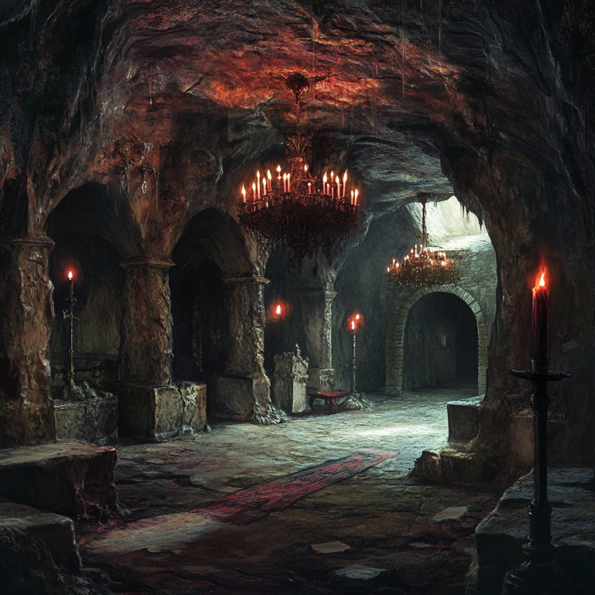 140+ Underground Dungeons Backgrounds & Scenes Bundle, Digital Art ...