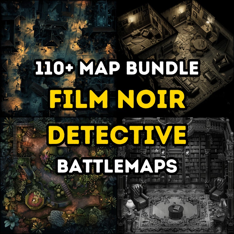 Detective Map - Etsy