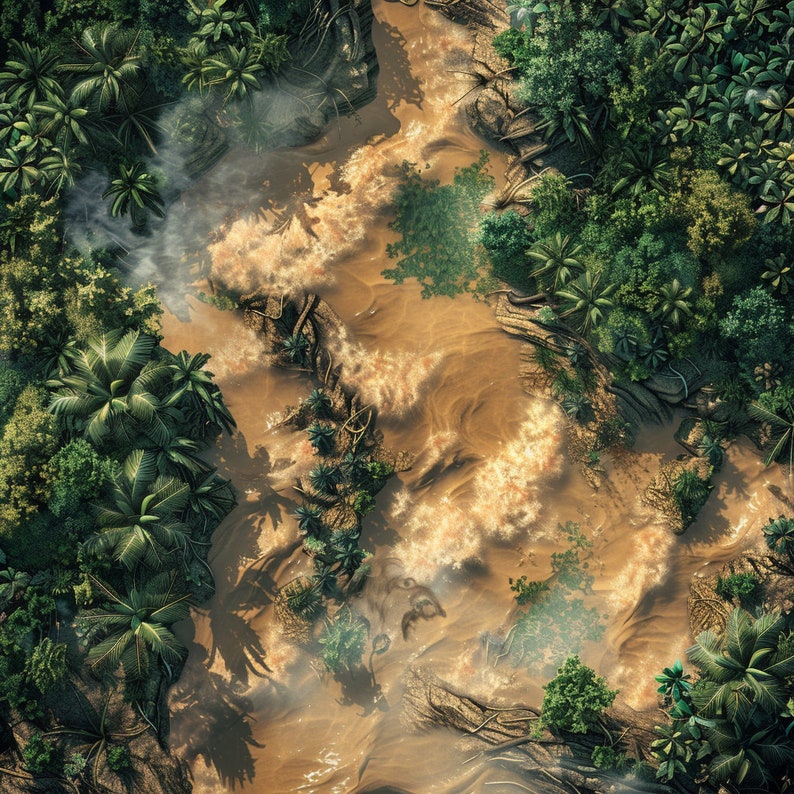 150 Jungle Themed RPG Maps Bundle, Dungeons and Dragons, RPG, Iso, High ...