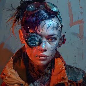 110+ Cyberpunk Character and Villain Collection Design Bundle Pack ...