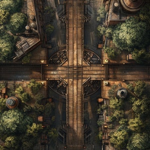 230+ Steampunk RPG Maps Bundle, Dungeons and Dragons, RPG, Iso, High ...