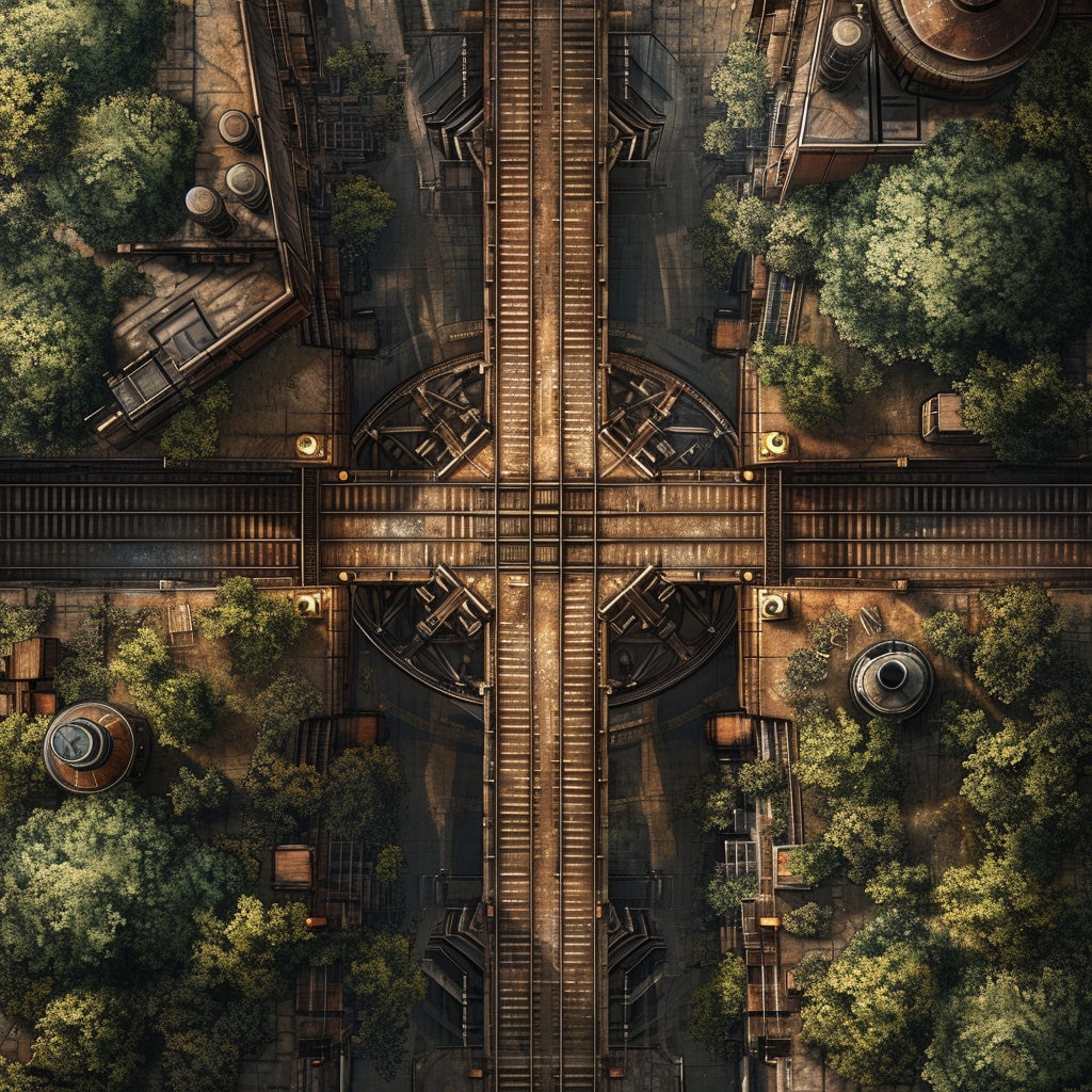 230+ Steampunk RPG Maps Bundle, Dungeons and Dragons, RPG, Iso, High ...