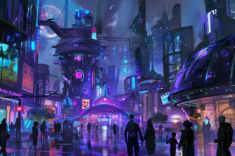 140+ Cyberpunk RPG Scenes Bundle, Dungeons and Dragons, RPG, DM ...