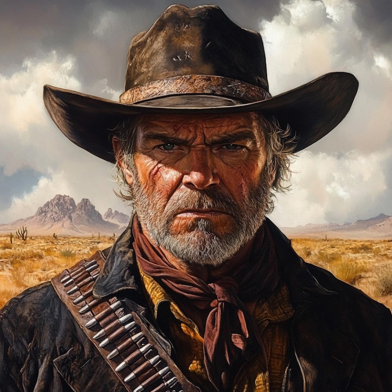 130+ Western Old American Character Design Bundle, Digital Art, Cowboys ...