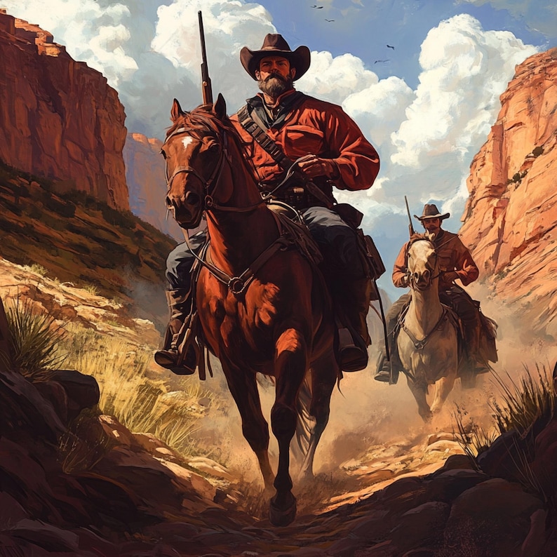 130+ Western Old American Character Design Bundle, Digital Art, Cowboys ...
