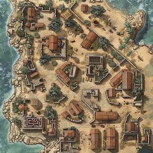 160+ Ancient Greece Themed RPG Maps Bundle, Dungeons and Dragons, RPG ...