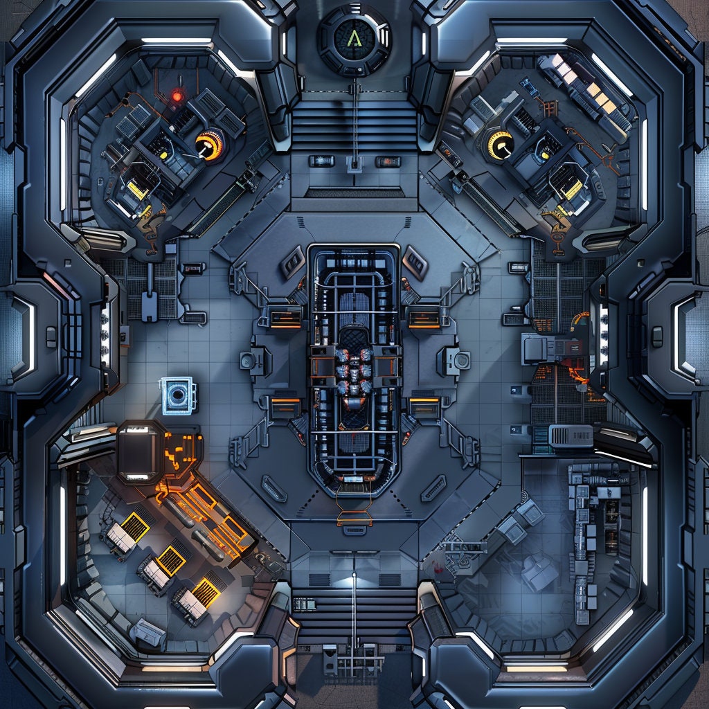 100 Future RPG Maps Bundle, Dungeons and Dragons, Cyberpunk, Iso, High ...