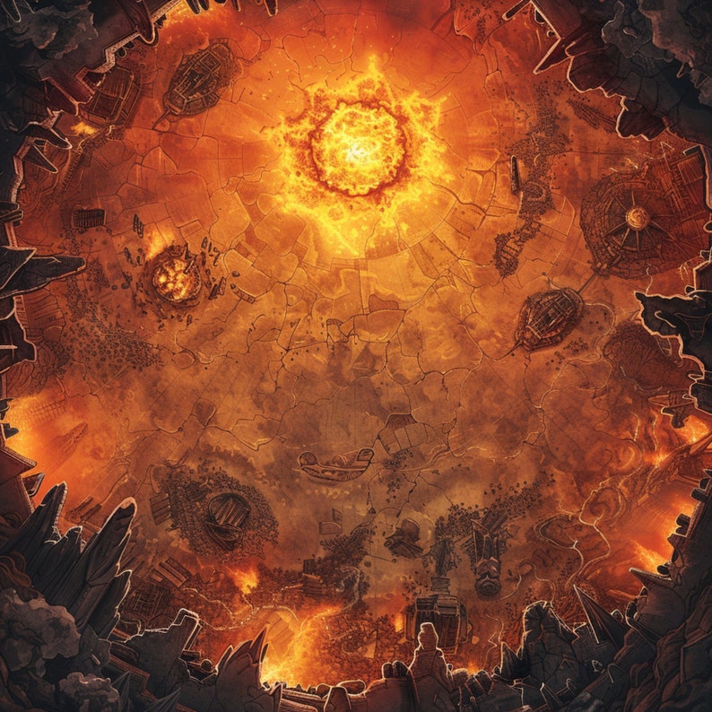 110+ Demonic Hell Maps Bundle, Dungeons and Dragons, Dnd Battlemaps ...