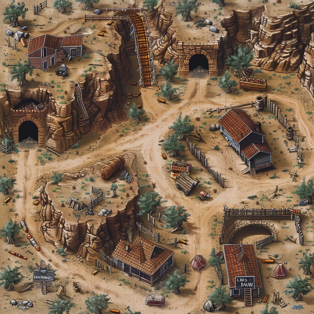 140+ Western RPG Maps Bundle, Dungeons and Dragons, Role Playing, High ...