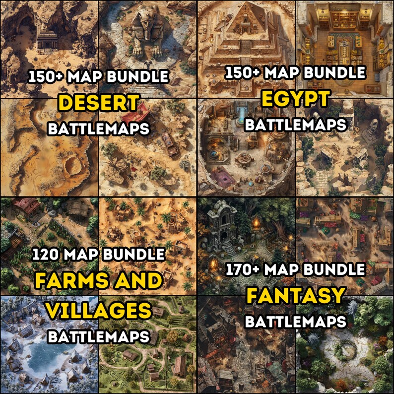 The Ultimate All Shop Battlemap Collection: 8000+ Battlemaps, Dungeons ...