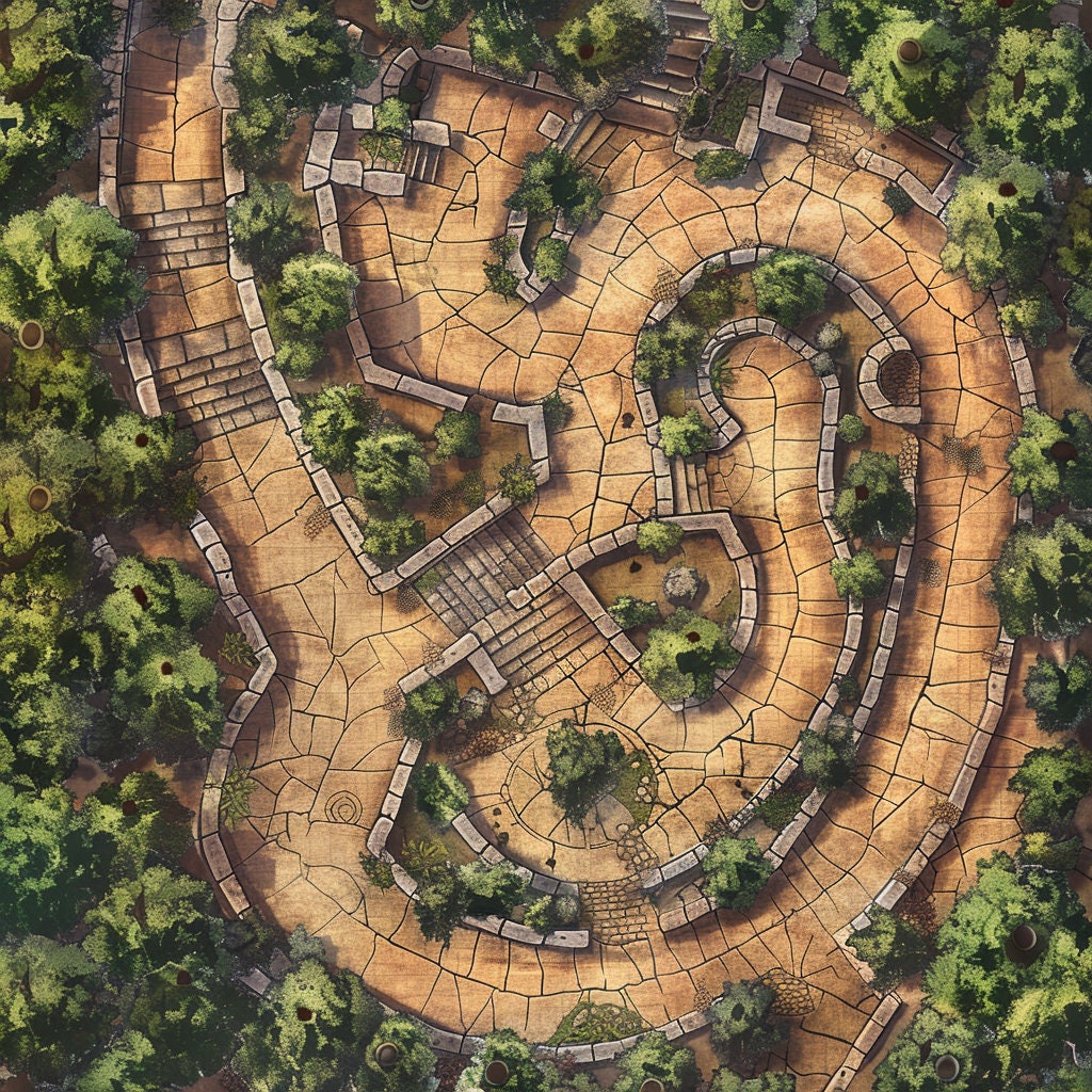 180 Roads, Trails and Paths RPG Maps Bundle, Dungeons and Dragons, Iso ...